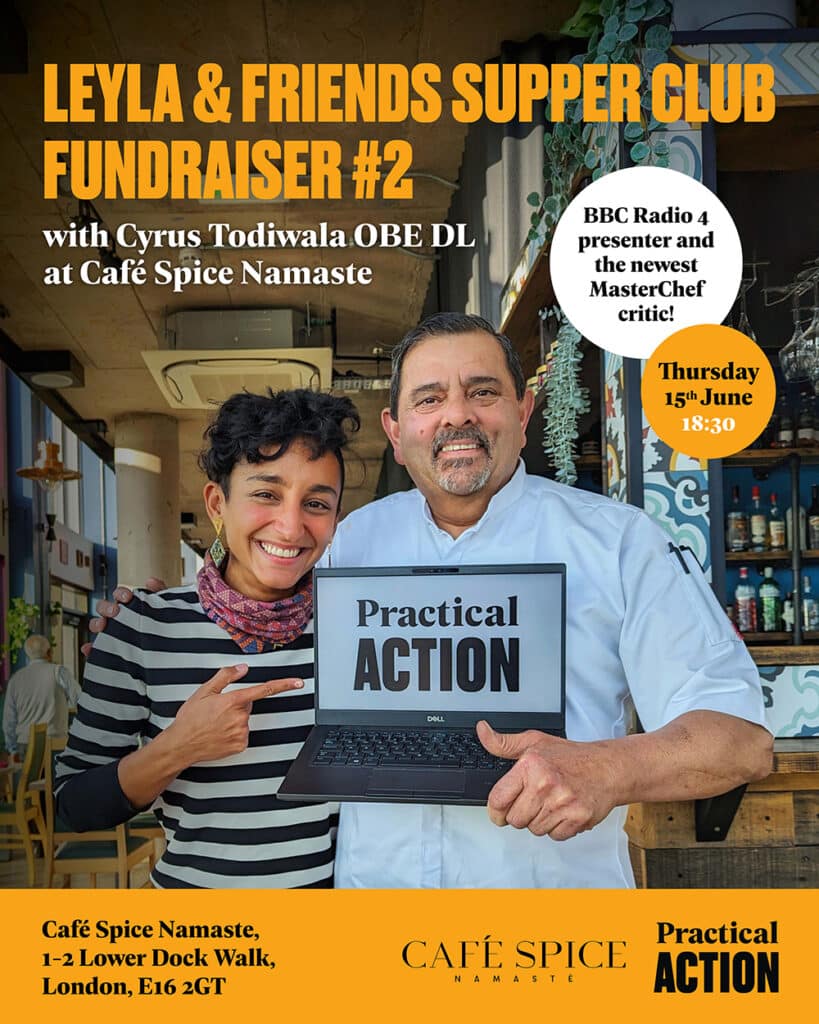 Practical Action Dinner 15June2023 - Cafe Spice Namaste